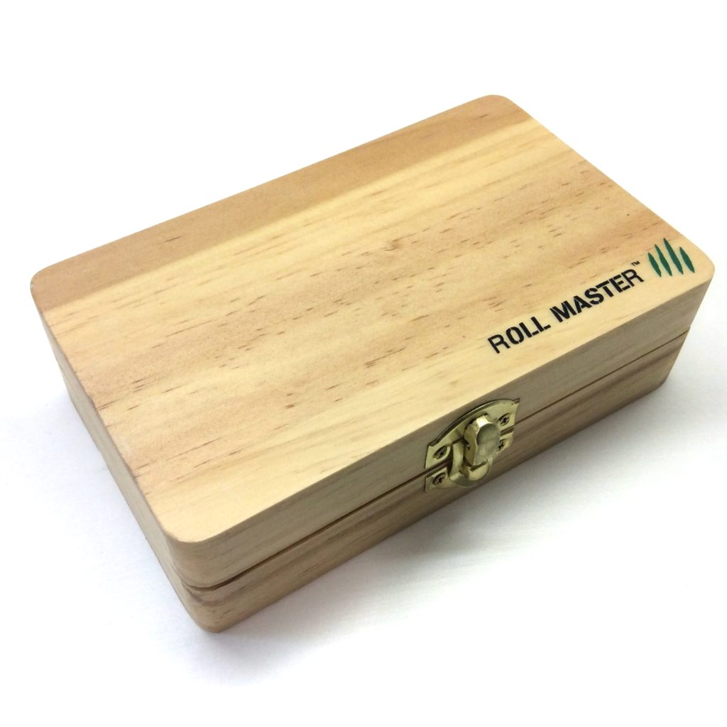 Boite a rouler, spliff box large, en bois massif – Natural Mystic